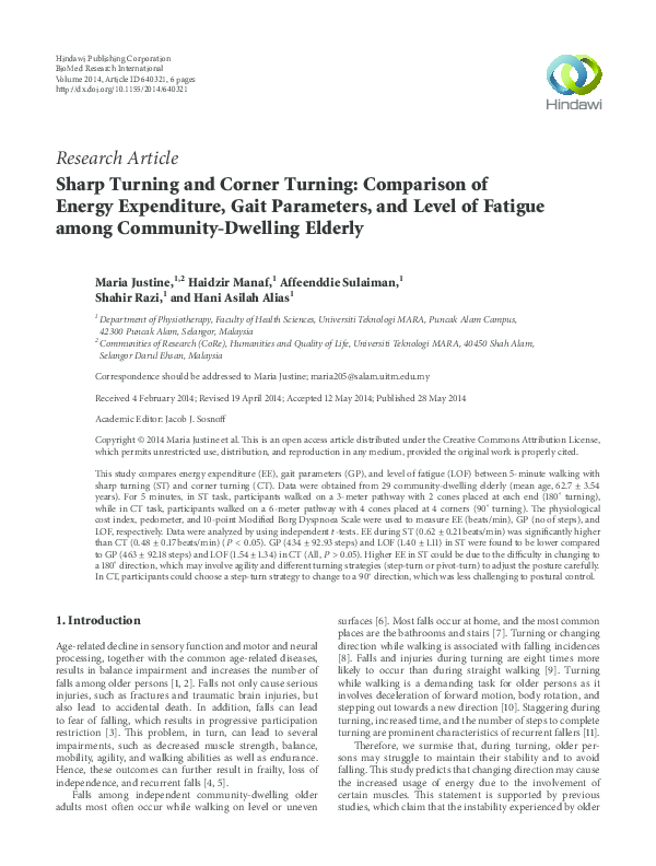 (PDF) Sharp Turning and Corner Turning: Comparison of Energy ...