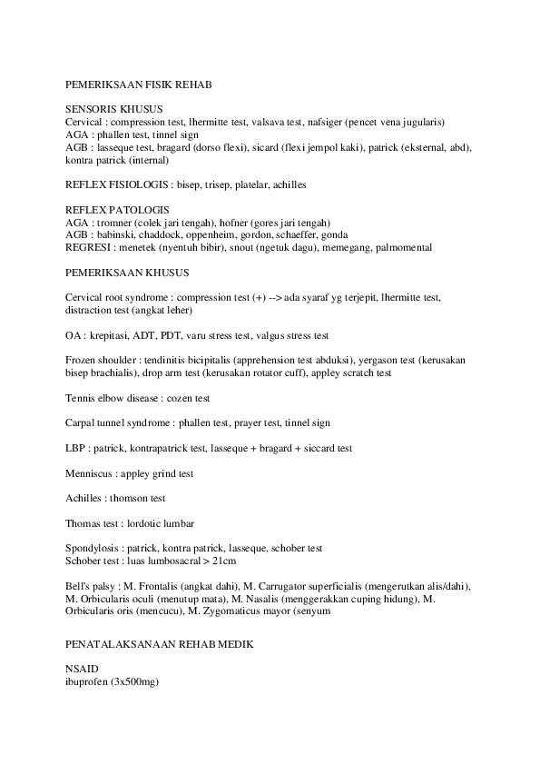 (DOC) PEMERIKSAAN FISIK REHAB