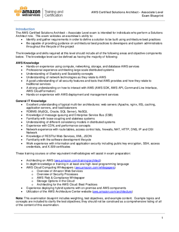 aws architecture best practices