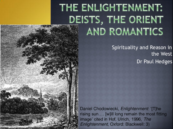 (PPT) The Enlightenment and Religion