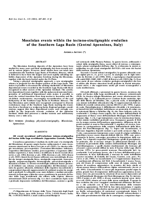 (PDF) Messinian Event Laga Basin