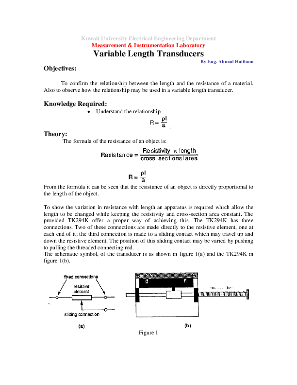 Pdf Variable Length Transducers