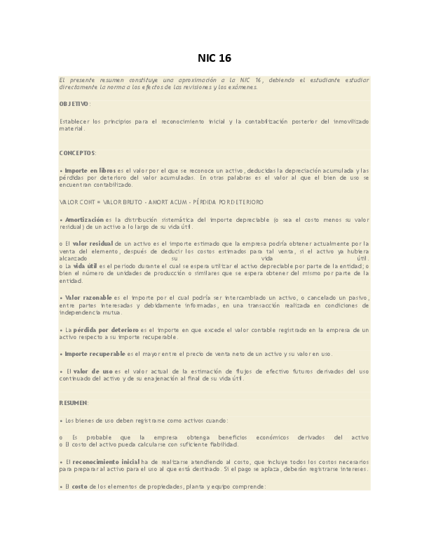 (DOC) NIC 16 resumen