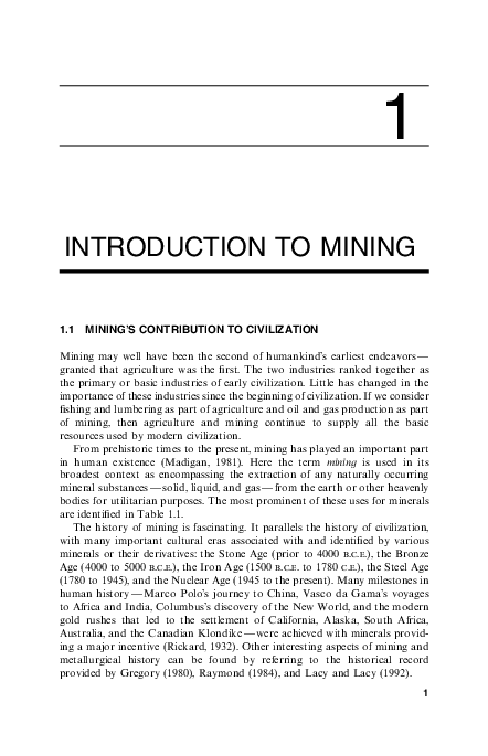 (PDF) Introduction to mining