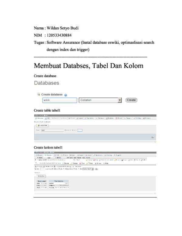 (PDF) penggunaan trigger pada database mySQL (PDF) penggunaan trigger pada database mySQL