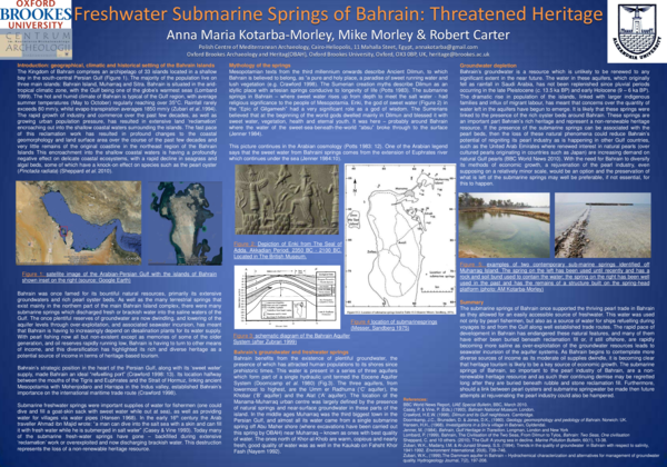 (PDF) Freshwater Submarine Springs of Bahrain: Threatened Heritage