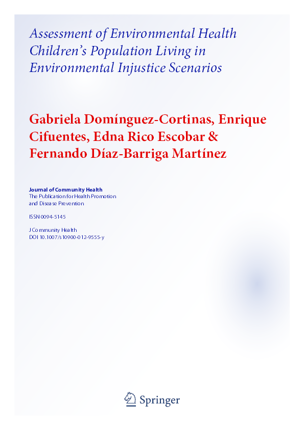 (PDF) 2 3 Journal of Community Health The Publication for Health ...