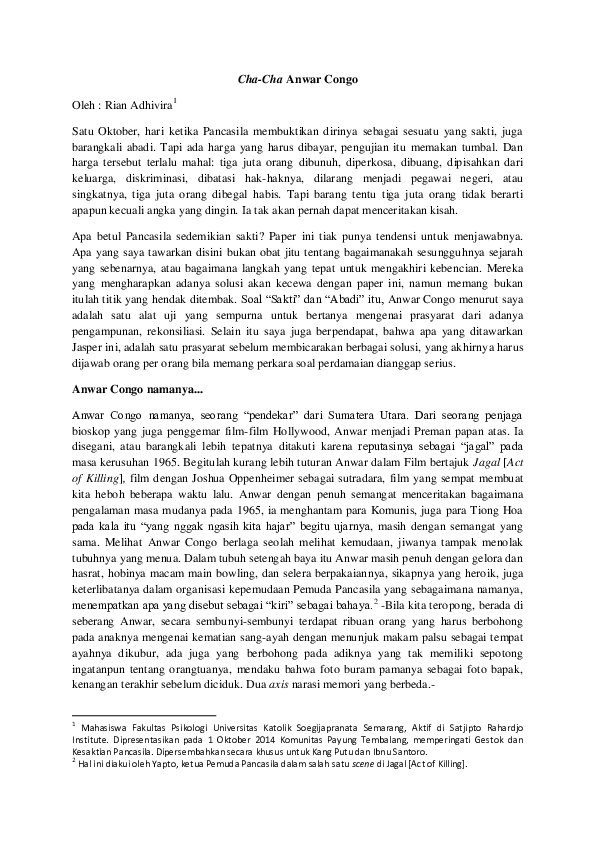 (PDF) Cha-Cha Anwar Congo