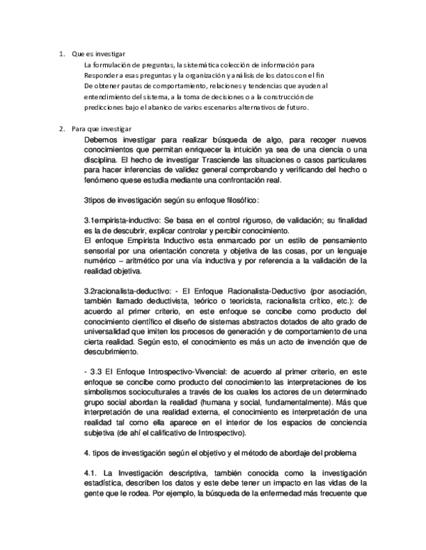 (DOC) Que es investigar