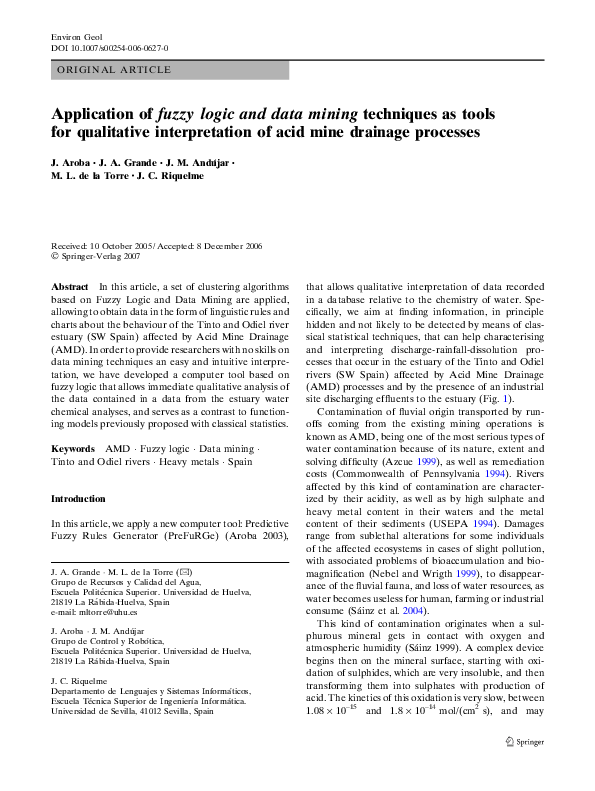 Pdf Application Of Fuzzy Logic And Data Mining Techniques As Tools