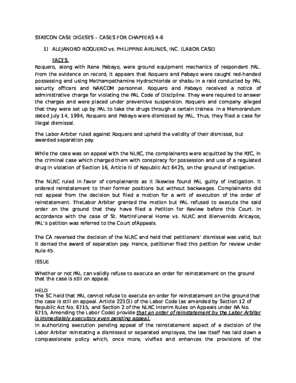 (DOC) STATCON CASE DIGESTS – CASES FOR CHAPTERS 4-6