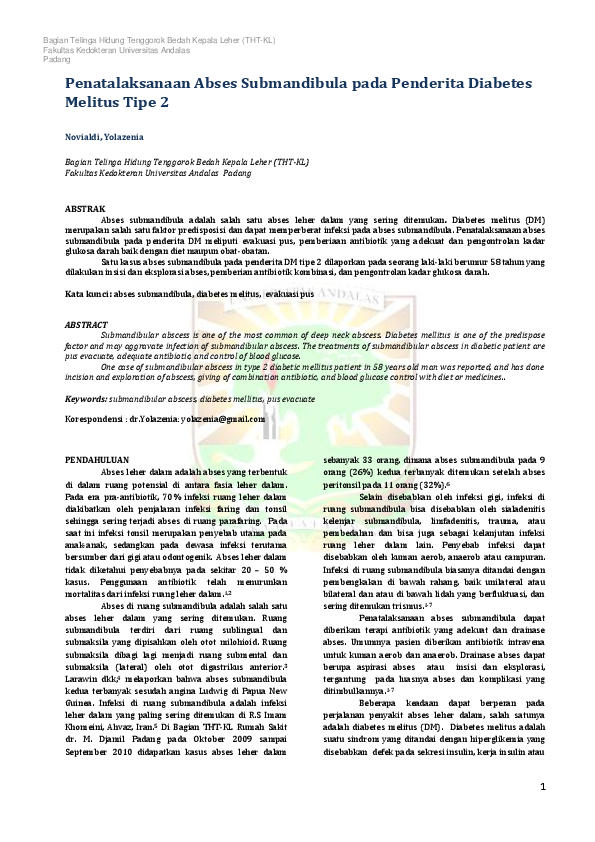 (PDF) Bagian Telinga Hidung Tenggorok Bedah Kepala Leher (THT-KL ...