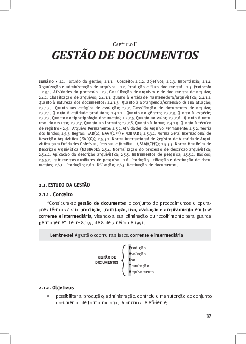 (PDF) GESTÃO DE DOCUMENTOS