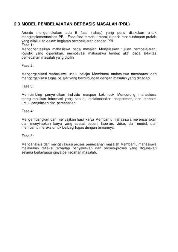 FASE PBL