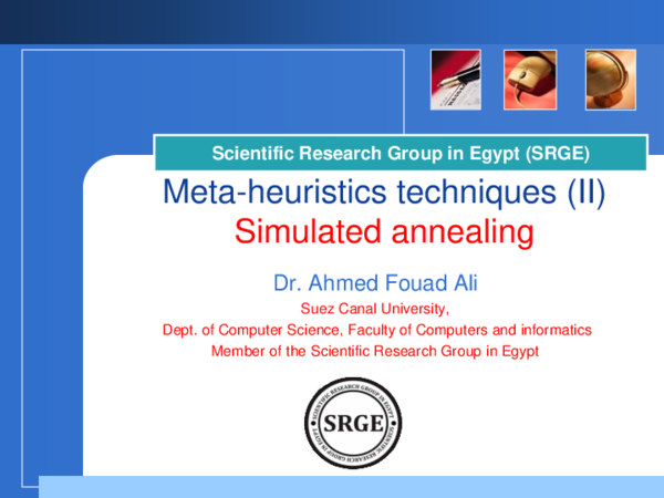 (PPT) Simulated annealing