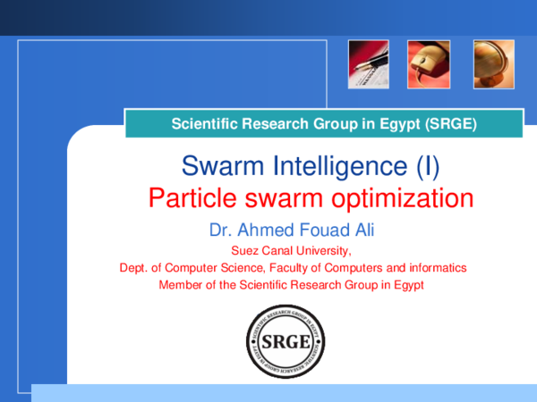 (PPT) Particle swarm optimization (PPT) Particle swarm optimization