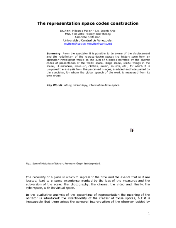(DOC) The representation space codes construction