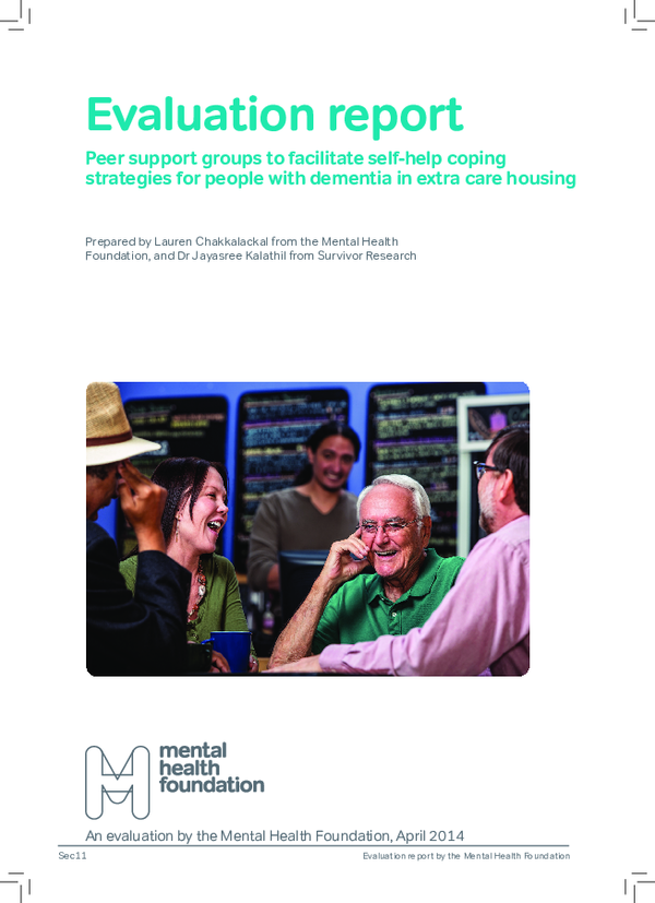 (PDF) Peer support groups to facilitate self-help coping strategies for ...