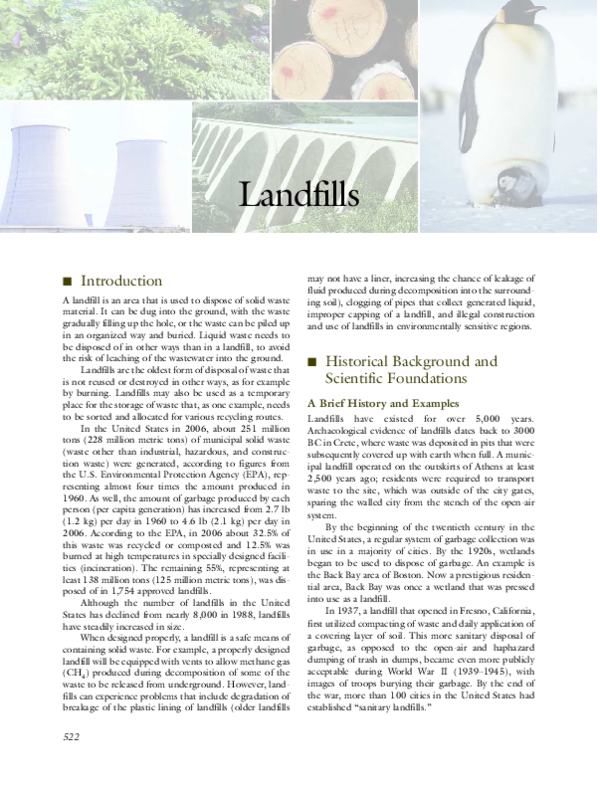(PDF) Landfills