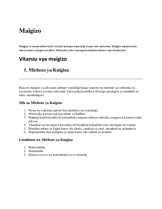 (DOC) utanzu wa maigizo katika fasihi simulizi