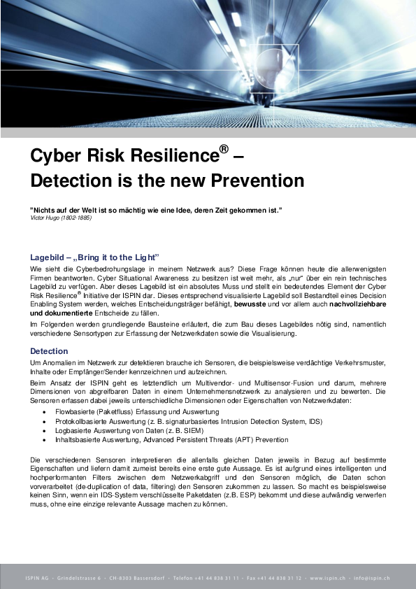 (PDF) Cyber Risk Resilience