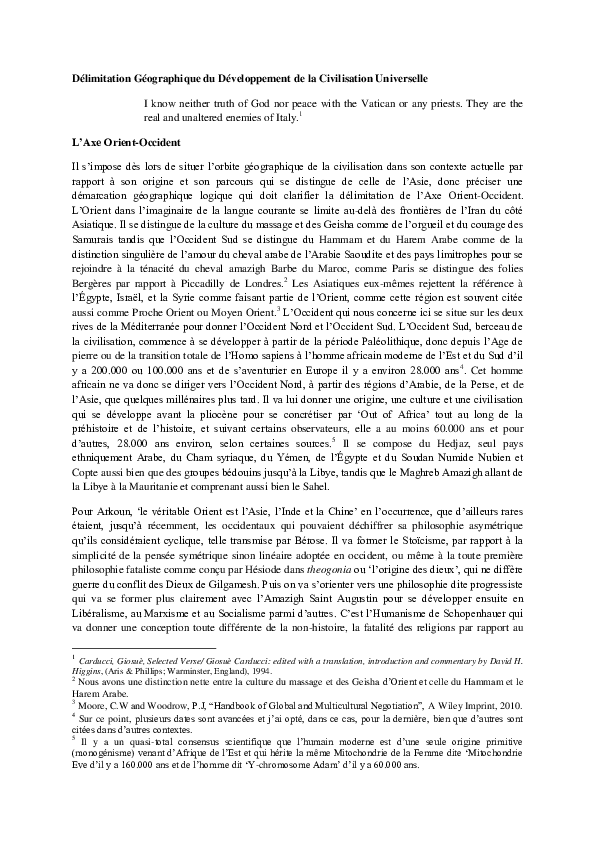 (DOC) Délimitation Géographique du Développement de la Civilisation ...