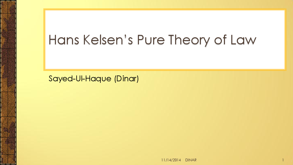 (PPT) KELSEN PURE THEORY