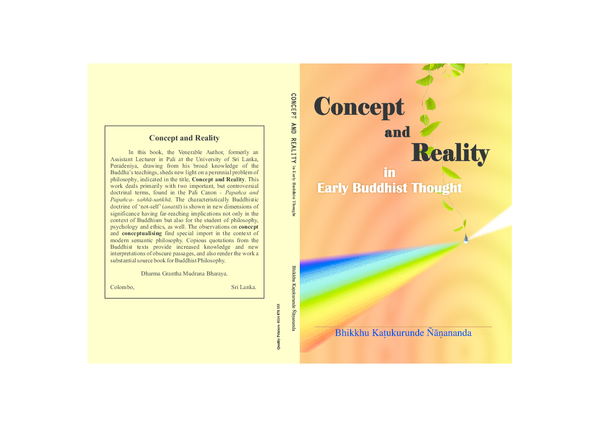 (PDF) Concept and Reality in Early Buddhist Thought