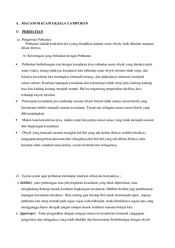 (DOC) A. MACAM-MACAM GEJALA CAMPURAN