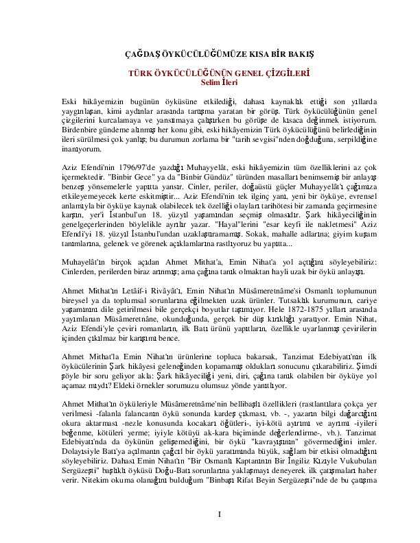 (PDF) Selim ileri