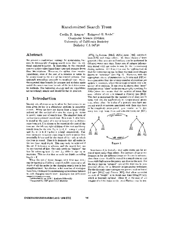 (PDF) Randomized Search Trees