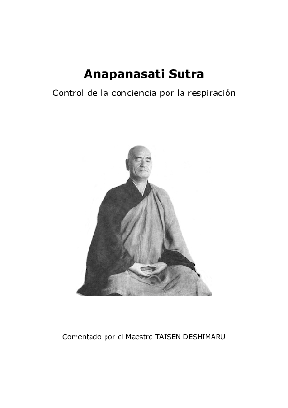 (PDF) Anapanasati Sutra
