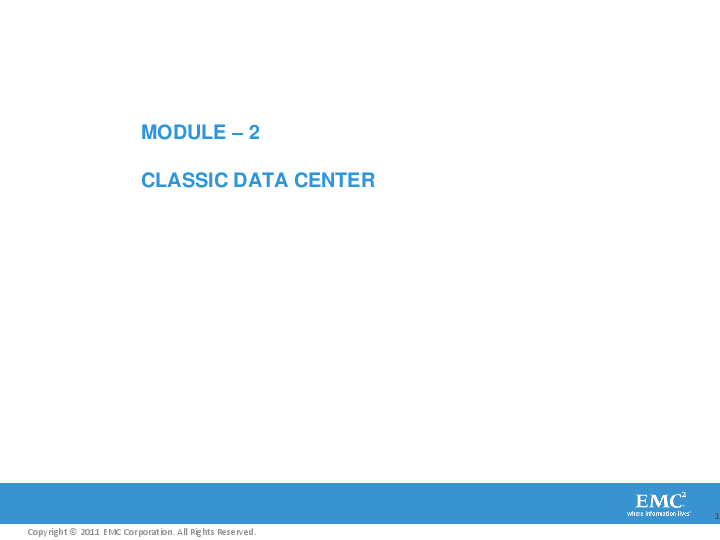 (PPT) Modulo 2 Classic Data Center.