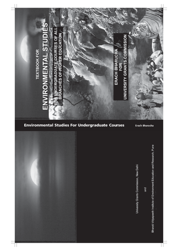 (PDF) Environmental Studies For Undergraduate Courses