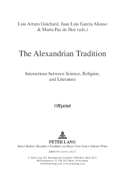«Greek Poetry in Late Antique Alexandria: between Culture and Religion ...