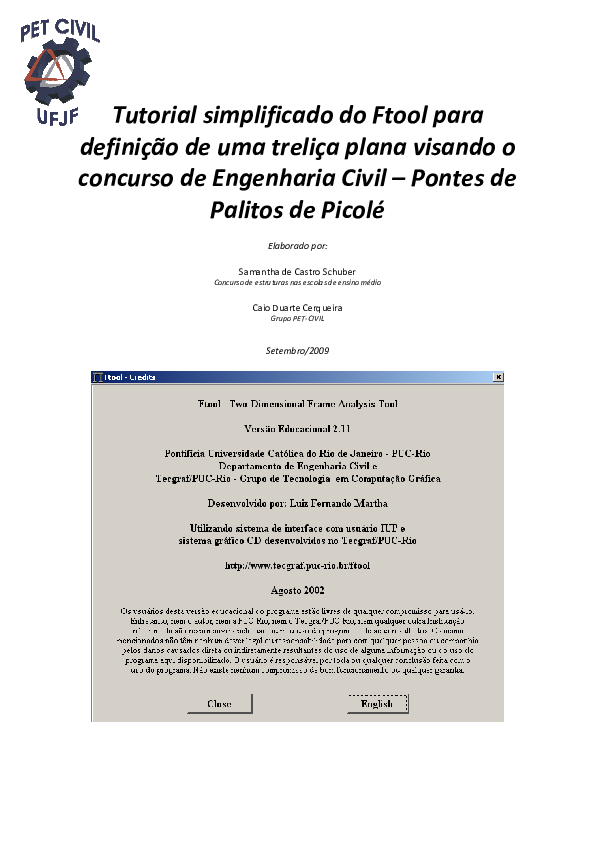 (PDF) tutorial Ftool final1