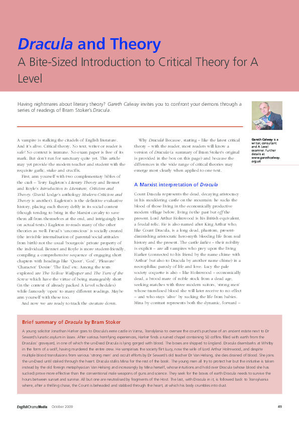 (PDF) 49 October 2009 A Bite-Sized Introduction to Critical Theory for ...