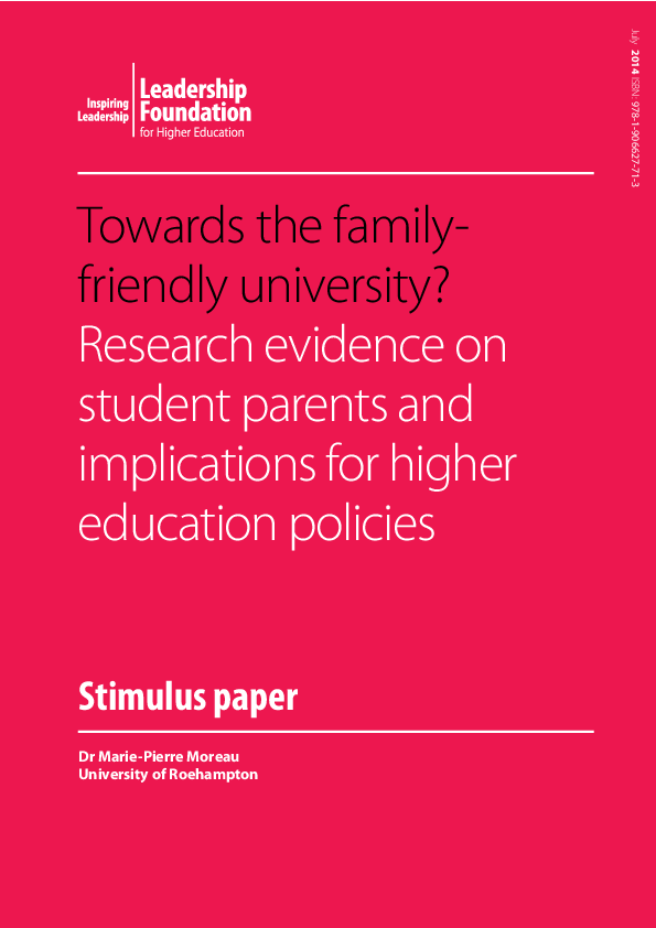 (PDF) Towards the family-friendly university? Research evidence on ...