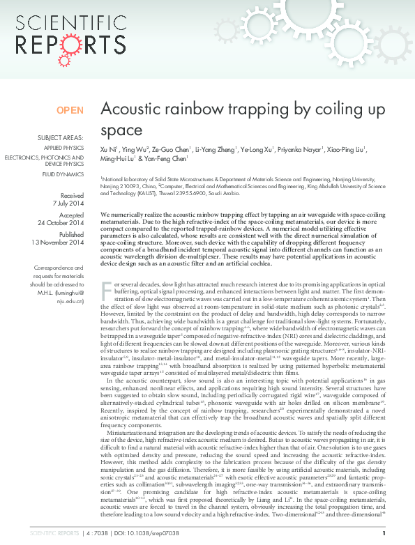 (PDF) Nature scientific reports