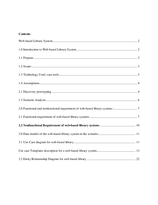 Doc Web Based Library System Using Uml Use Case