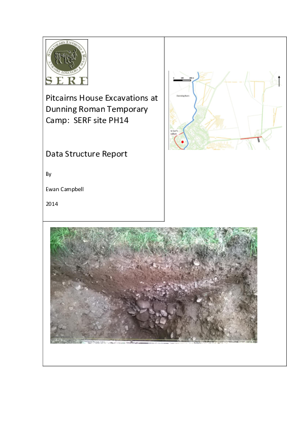 (PDF) Dunning Roman Camp - Excavations at Pitcairns House 2014. Data ...