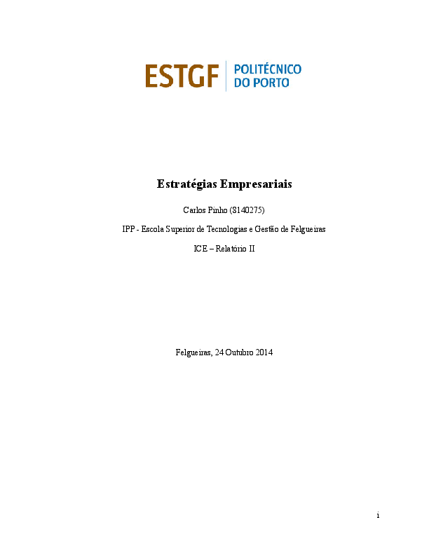 (PDF) Estratégias Empresariais e o Modelo Delta