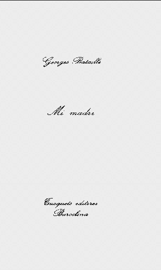 (PDF) Bataille Georges Mi madre