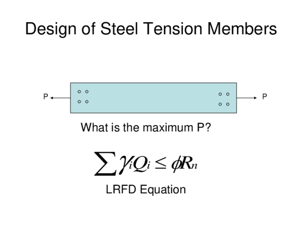 (PPT) 02 - Design of Steel Tension Members