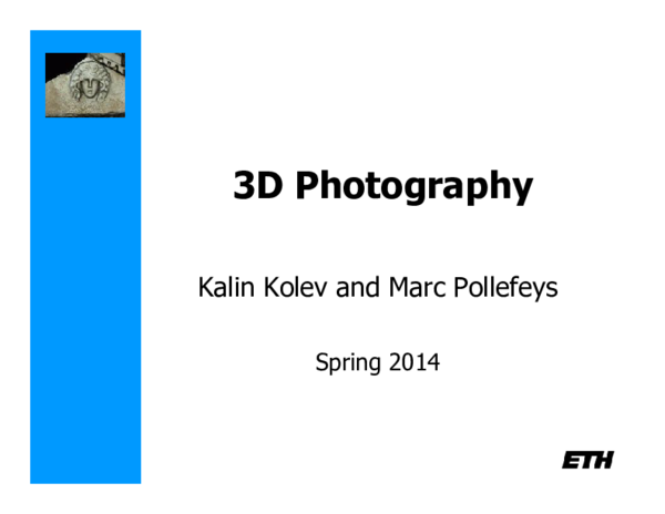 (PDF) 3D Photography