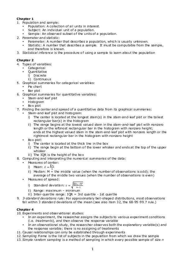 (PDF) Study_Guide for STATISTIC