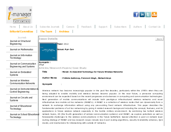 Pdf Performance Analysis Of Fixed And Mobile Wimax
