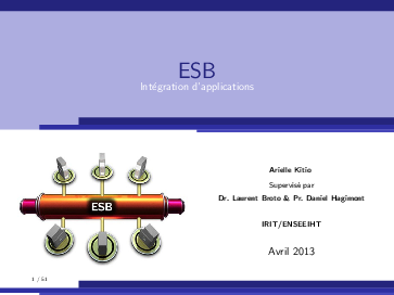 (PDF) ESB- Intégration d'applications