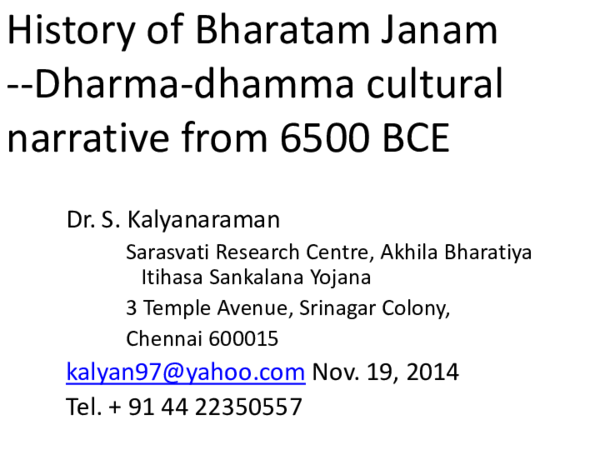 (PDF) History of Bharatam Janam --Dharma-dhamma cultural narrative from ...