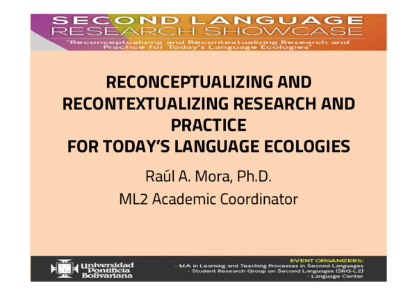 (PDF) Reconceptualizing and Recontextualizing Research and Practice for ...